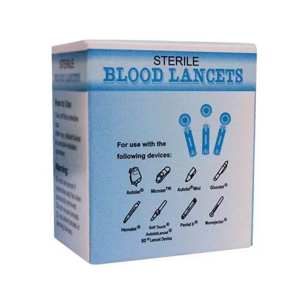 Blood lancet sterile 28G 25pcs | Daraz.lk