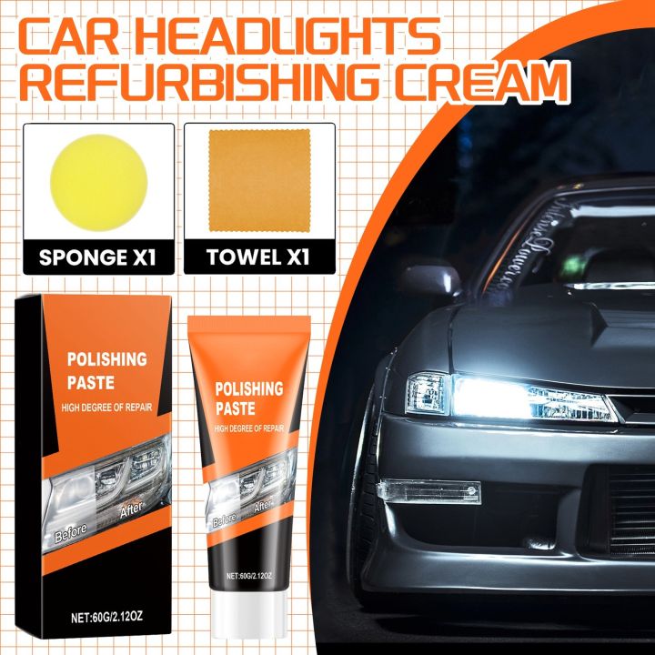 Polishing PasteCar Light Polisher Cleaning PasteHeadlamp Restoration ...