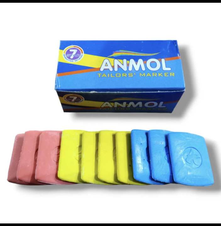 10 PCS Tailoring Chalk for Fabric Marking | Colorful Chalk Box for ...