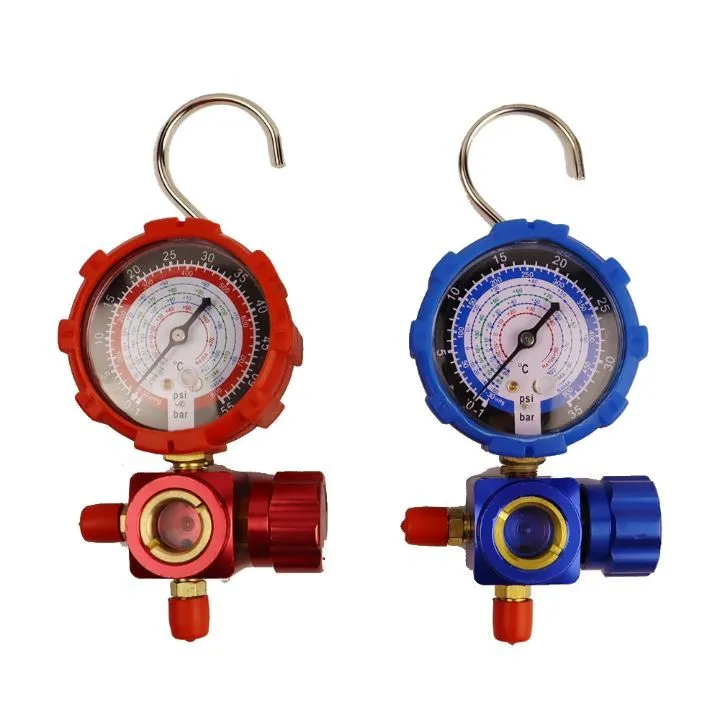 Manifold Gauge, Air Condition Manifold Gauge Manometer& Valve 500 ...