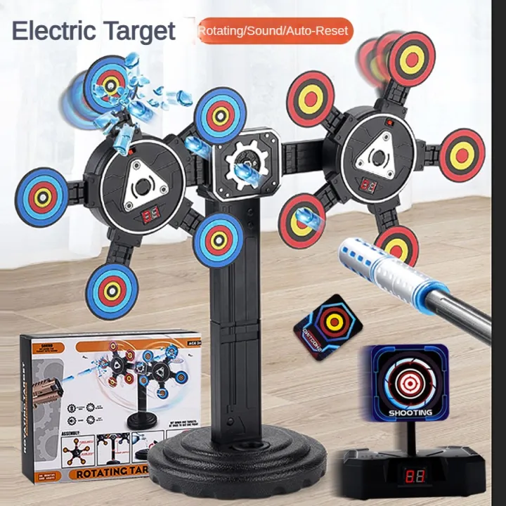 Auto-Reset Electric Target For Nerf Guns Bullets Toys For Beads Blaster ...