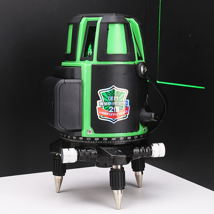 360° Laser Level with Tripod Self Leveling Cross Line Laser Green ...