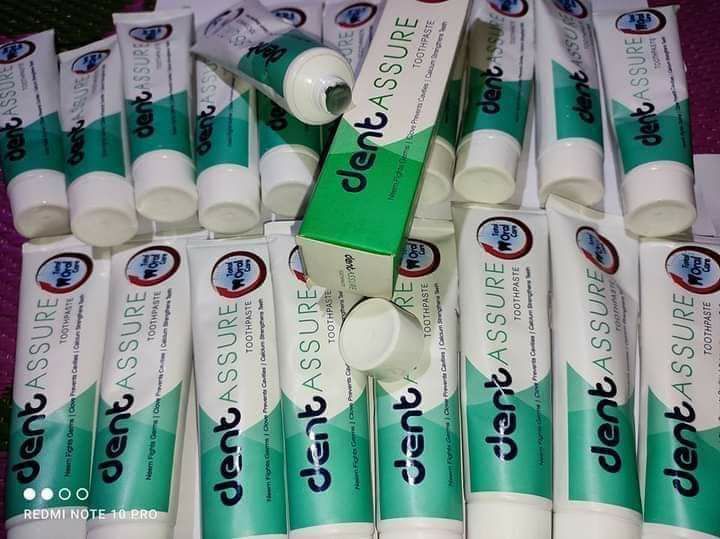 Dent Assure Toothpaste Neem, Cloves & Calcium Enriched 100g India 1p ...