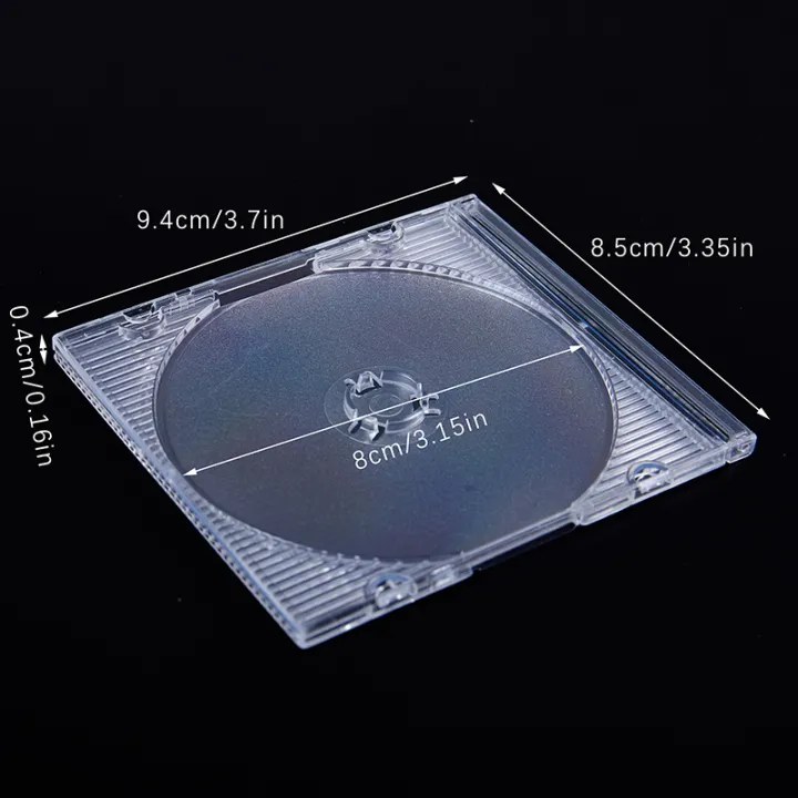 5/10Pcs DVD Case CD Case Empty Clear Plastic CD Case Disc CD Box ...