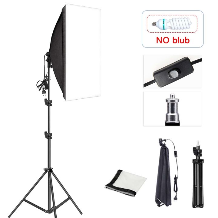Professional Photography softbox Lighting soft box With Tripod E27 ...