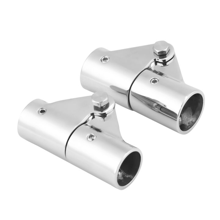Stainless Steel Folding Swivel Connector Boat Rail Tube Pipe Fittings ...