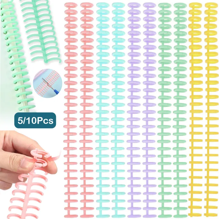 5/10Pcs Comb Binding Spines 30 Ring Plastic Binder Combs and Spines ...
