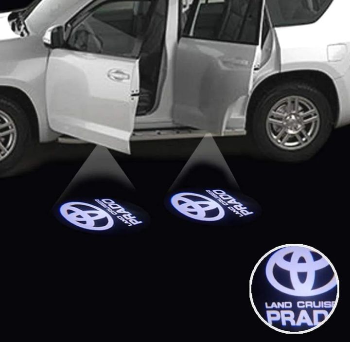 Toyota PRADO Logo Shadow Door Projection Light 2Pcs | Daraz.com.bd