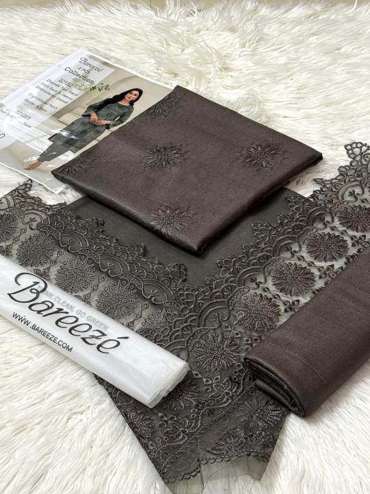 Bareeze Embroidered 2-Piece Dhanak Collection – Self Design Shirt ...