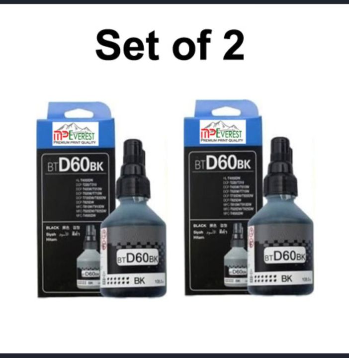 MP Everest Brother Refil Ink | BT-D60 Black For Brother for DCP-T310 ...