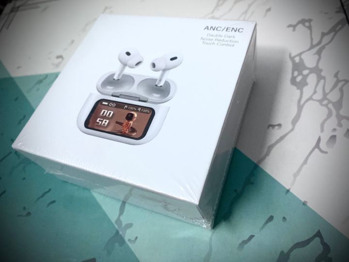 A9 pro Airpods pro Touch Screen Display ANC/ENC Wireless Headset TWS ...