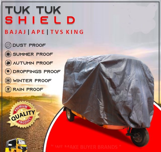 Three Wheel Cover Universal Tuk Tuk Outdoor UV Protective Protector All ...