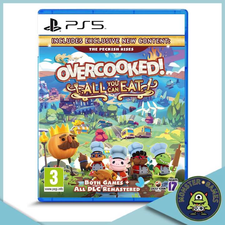 Overcooked all you can eat ps5 game authentic plate 1 hand ...