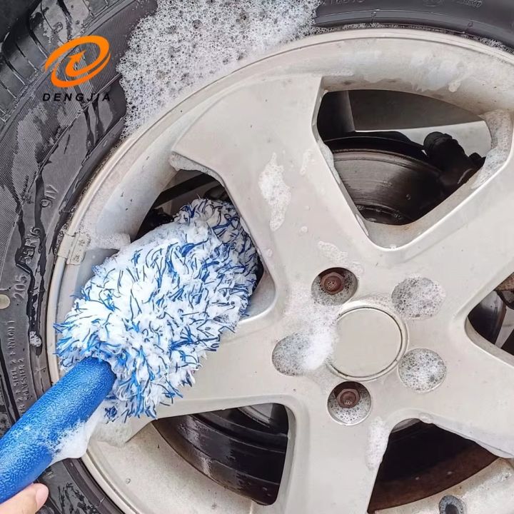 Microfiber automotive wheel brush Tire rim cleaning brush Automotive ...