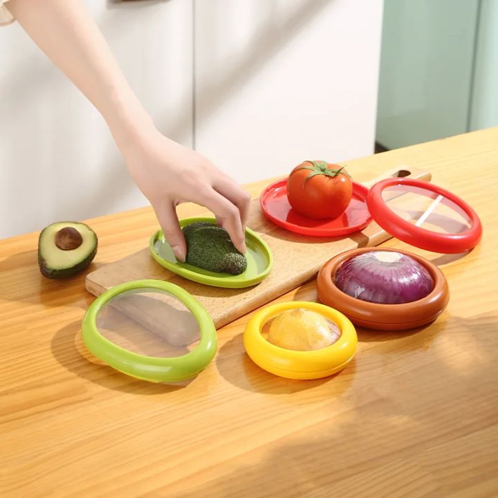 Kitchen Storage Box Fruit Vegetable Container Fresh Box Avocado Tomato ...