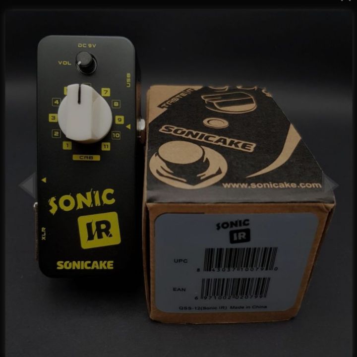 SONICAKE Sonic IR Speaker Cabinet Simulator Impulse Response Loader Guitar Bass Effects Pedal ...