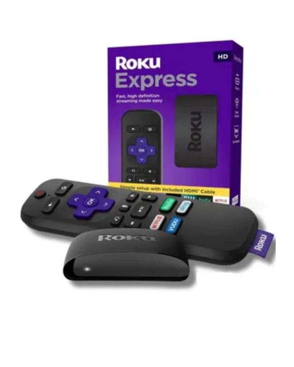 ROKU EXPRESS HD MEDIA DEVICE VERY HIGH QUALITY HD MEDIA DEVICE PLAY ...