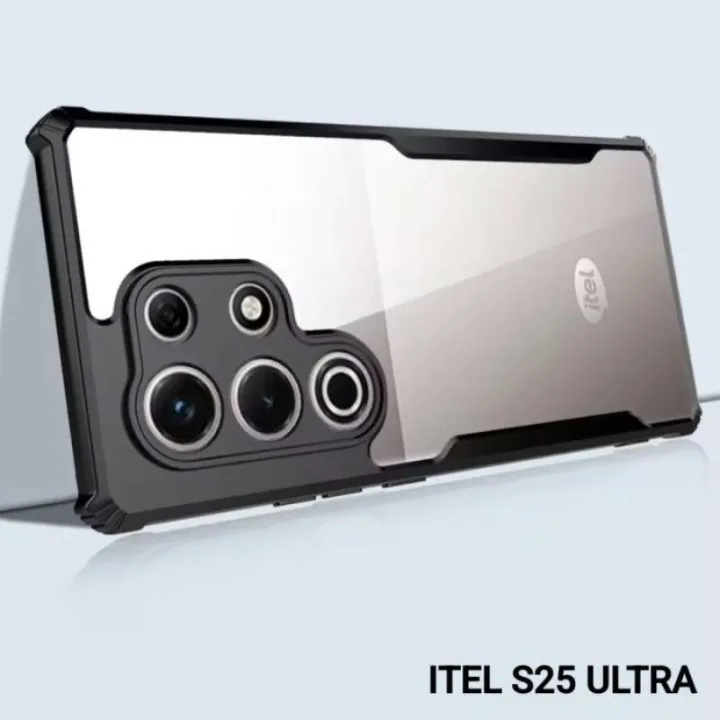 Itel S25 Ultra Ipaky Shockproof Hybrid Armor Back Case Full Edge Cover ...