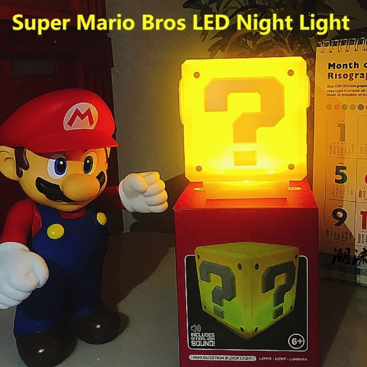 Mario Bros night light USB charging Night Light Super Mario LED desk ...