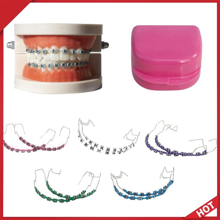 Fake Braces Temporary Tooth Decoration Dental with Metal Wires ...