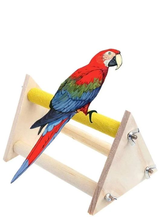 Bird Training Stand Portable Tabletop Birds Perch Desktop Platform ...