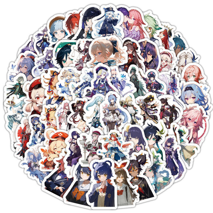100PCS Anime Hot Games Waterproof Graffiti Stickers for Helmet Bicycle ...