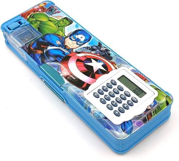Calculator Pencil Box Dual Magnet with Sharpner | Daraz.pk