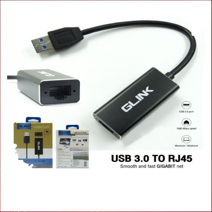 Glink GL-015 | GL-041A USB 3.0 to RJ45 USB to RJ45 adapter cable | Shop ...