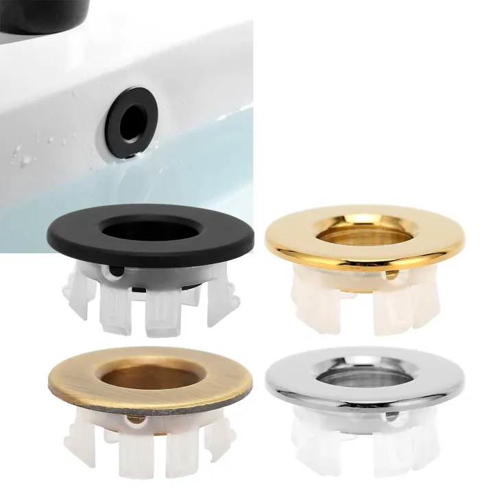 1Pc Bathroom Wash Basin Sink Overflow Cover Kitchen Sink Hole ...