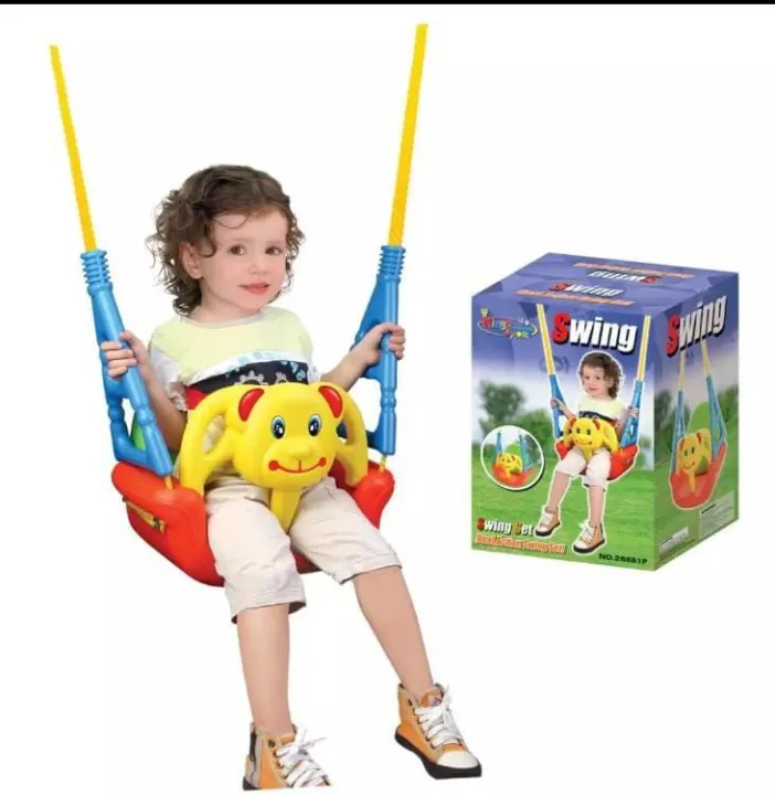 Infant Baby Outdoor 3 in 1 Jumbo Swing Set | Daraz.pk