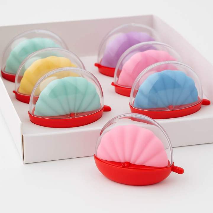 1 piece Mini Shell Shape Lip Balm – Cute Portable Moisturizing Lip Care ...