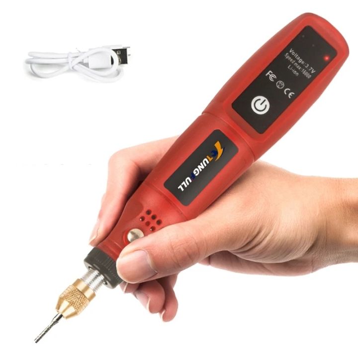 Wireless Mini Electric Drill USB Cordless Mini Drill Rotary Tool ...