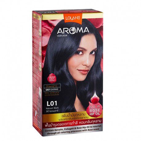 LOLANE Aroma Hair Color Cream Natural Black (non-ammonia) | Daraz.lk