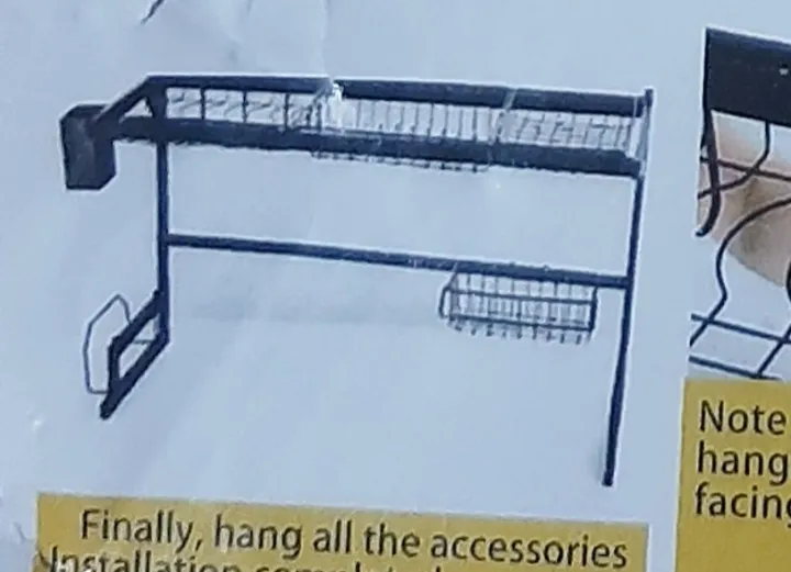 stainless steal kitchen rack / stand 2 tire | Daraz.pk