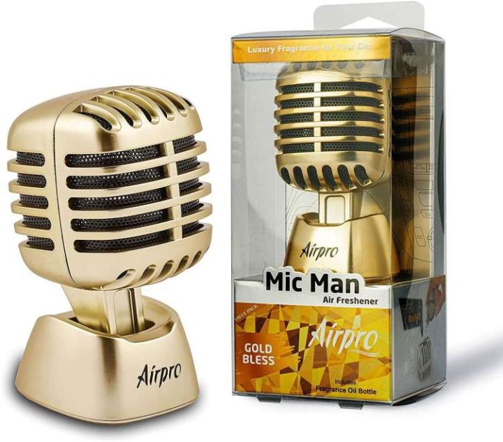 MicMan Car Air Freshener Gold Bless Flavour With Fragrance Oil Bottle ...