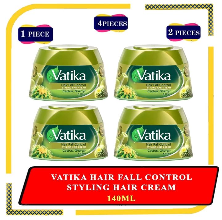 VATIKA Hair Fall Control Styling Hair Cream 140ml | Daraz.lk