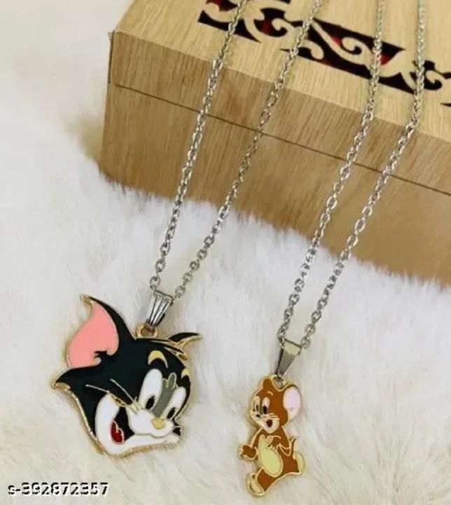 high quality tom and jerry chain of neck very buratifull | Daraz.pk