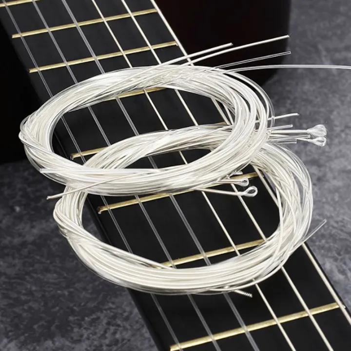 6pcs Guitar Strings Nylon Silver Set for Classical Classic 1M 1-6 E B G ...