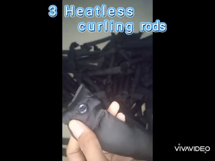 3 Rods Heatless Curling Rod Headband Lazy Hair Curlers No Heat Hair ...