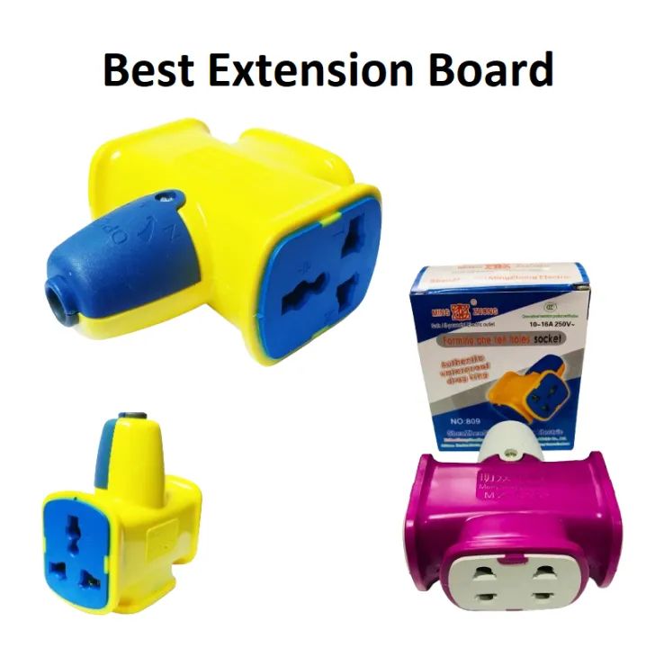 Universal Extension Board Electricity Board 4 Sockets Power Extension ...