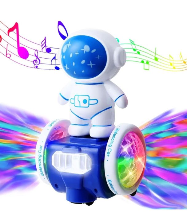 360° Rotate Space Robot Light And Music | Daraz.com.np