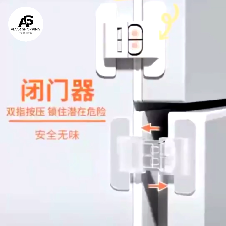 Multi-Functional Refrigerator Safety Lock, Children Secure Fridge ...
