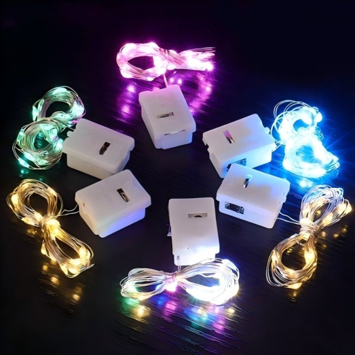 3m Wholesale LED String Lights Copper Silver Wire Garland Light Fairy ...