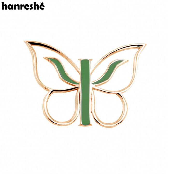 Hanreshe Classic Butterfly Psi Psychology Brooch Pins Medical Enamel ...