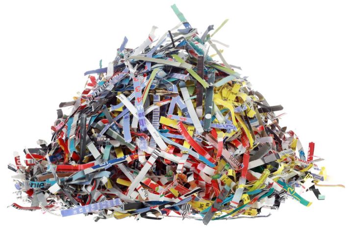 Full A4 Size paper shredded packet. paper strips for gift pack ...