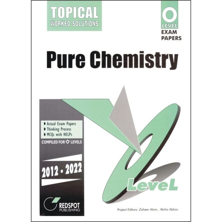 Redspot O Level Pure Chemistry Topical Worked Solutions 2023 Edition ...