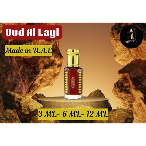 Oud Al Layl- Premium Traditional Attar- Made In U.A.E- 3 ML| 6 ML| 12 ...