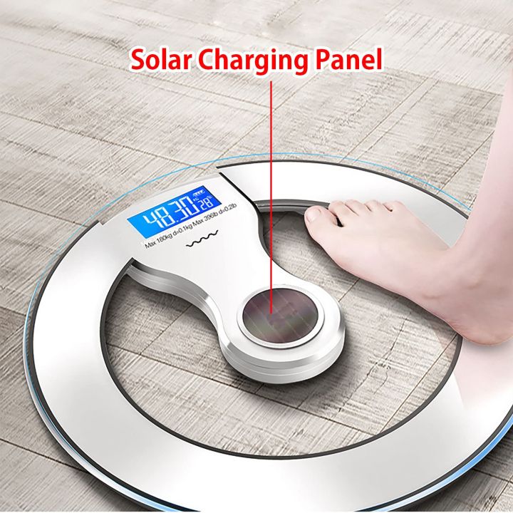 Smart Weight Scale Bluetooth LCD Display Light Energy Automatic ...