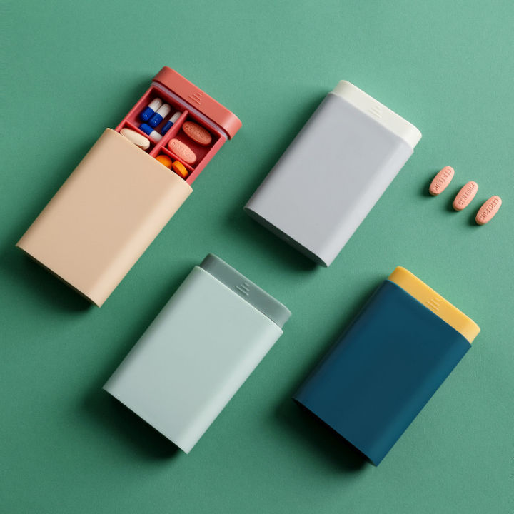 Mini Small Portable Travel Vitamin Box Pill Cases Container Organizer ...