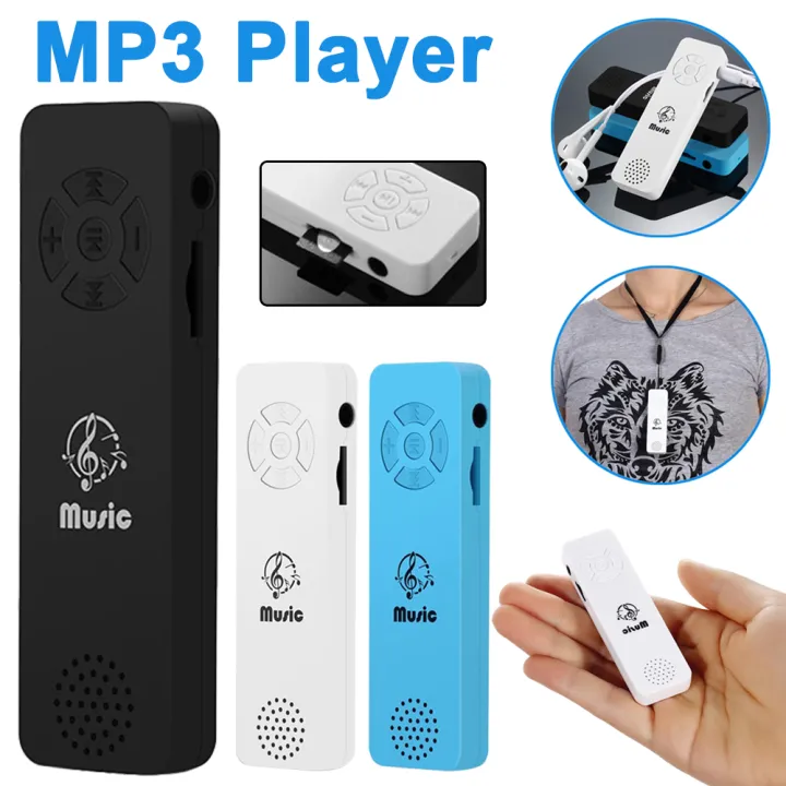 2024 Mini MP3 Player Portable Stereo MP3 Music Player USB 2.0 Lossless ...